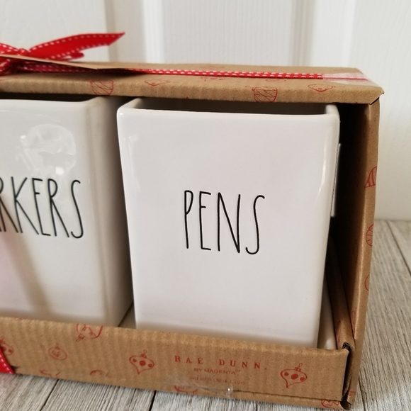 Rae Dunn | Office | Rae Dunn Pencils Markers Pens Caddy Tray | Poshmark